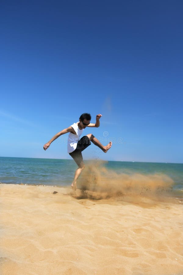Tropical beach exciting stock photo. Image of beach, excite - 5596698