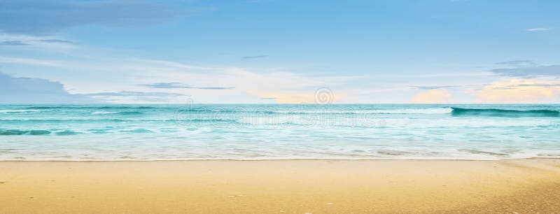 Tropical beach and ocean stock image. Image of colors - 42439477