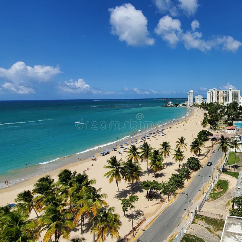 Tropical Beach and Ocean View Stock Photo - Image of tropical ...