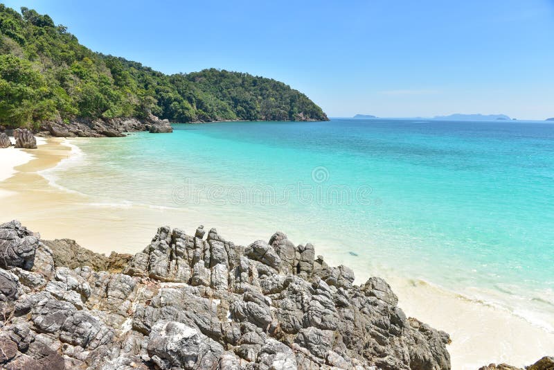 Tropical Beach, Perfect Tropical Island Paradise Beach Stock Image ...