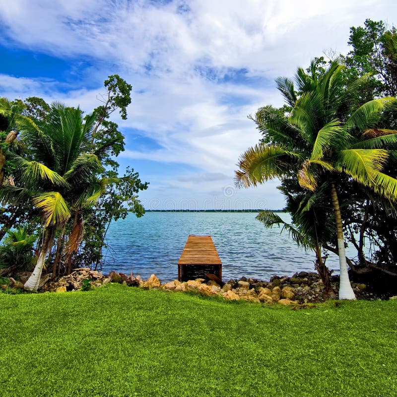 Tropical beach stock photo. Image of trip, exotic, beach - 45336712