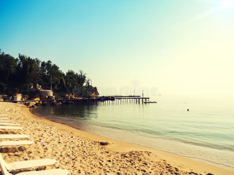 Tropical Beach - Summer Vacation in a Tropical Country Stock Photo ...