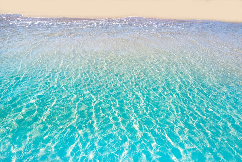 Tropical Beach Water Transparent Clear Stock Photo - Image of sunny ...