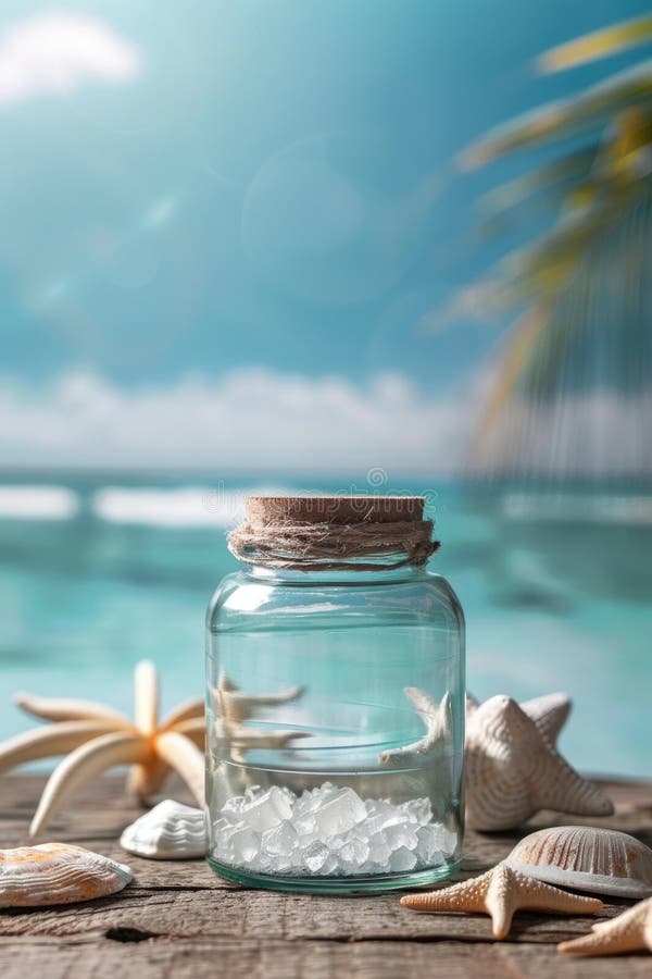 Tropical Beachscape, a Serene Tropical Island Setting, Featuring ...