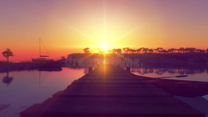 Blue lagoon sunset stock footage. Video of coast, paradise - 267282204