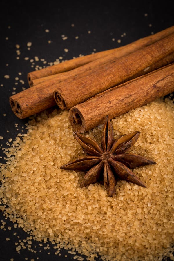 Tropical Brown Sugar, Anise Stock Photo - Image of flavoring, holiday ...