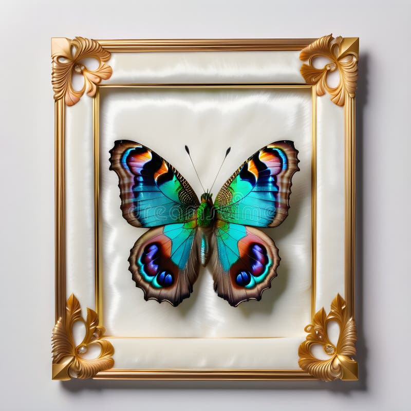 Tropical Butterfly, Collection, Framed Butterfly Interior Decoration ...