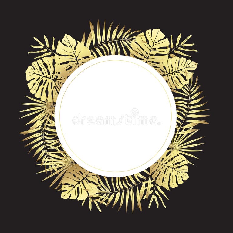 Free Tropical Circle Border Stock Illustrations – 9 Free Tropical ...