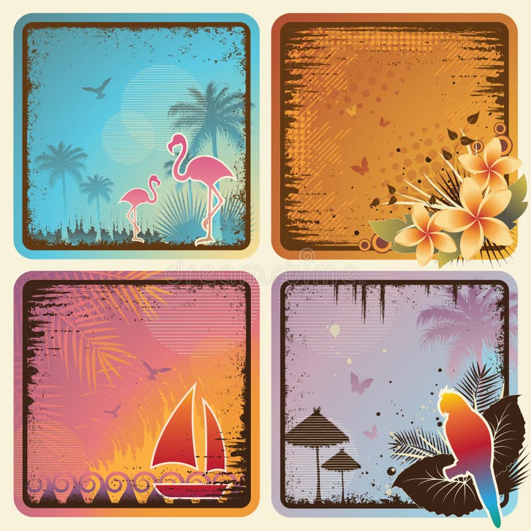 Tropical Cards Stock Illustrations – 43,864 Tropical Cards Stock ...