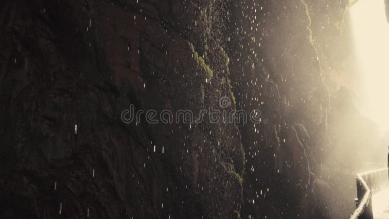 Tropical Cave Interior, Water Drops Falling in Slow Motion. Stock Video ...
