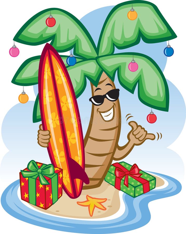 Tropical Christmas stock vector. Illustration of tropical - 17431167