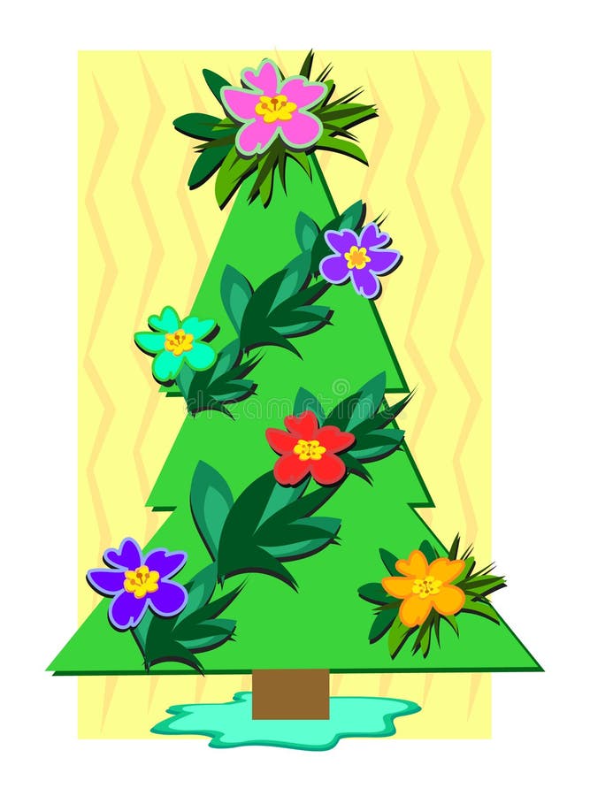 Tropical Christmas Tree Stock Illustrations – 10,328 Tropical Christmas ...
