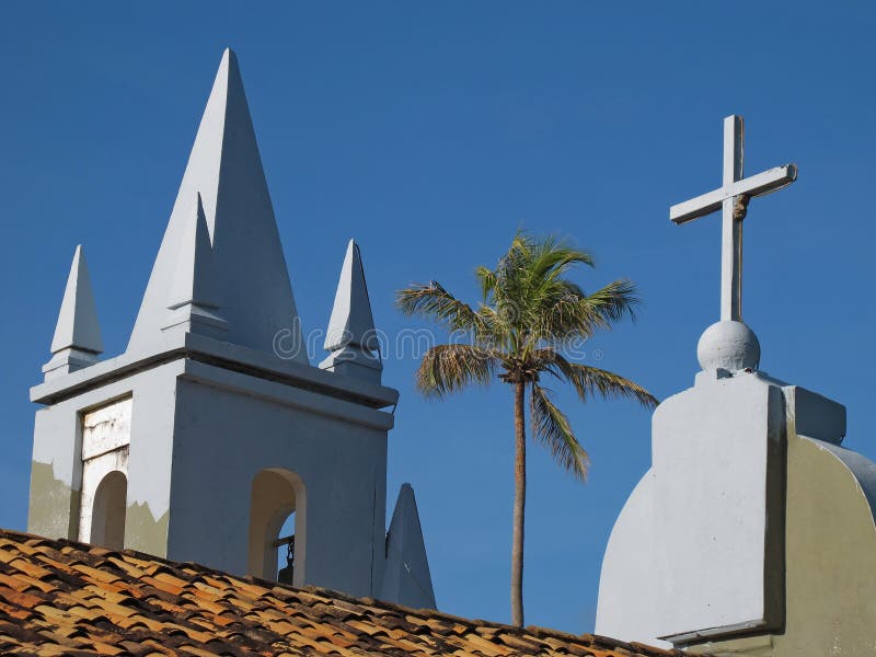 Tropical church stock photo. Image of landmark, tower - 22434926