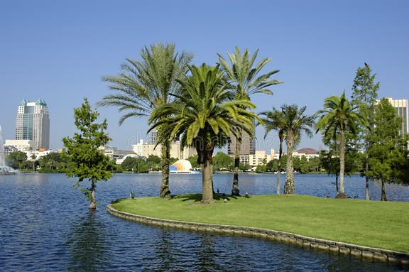 Tropical Cityscape stock photo. Image of scenic, lake, water - 212332