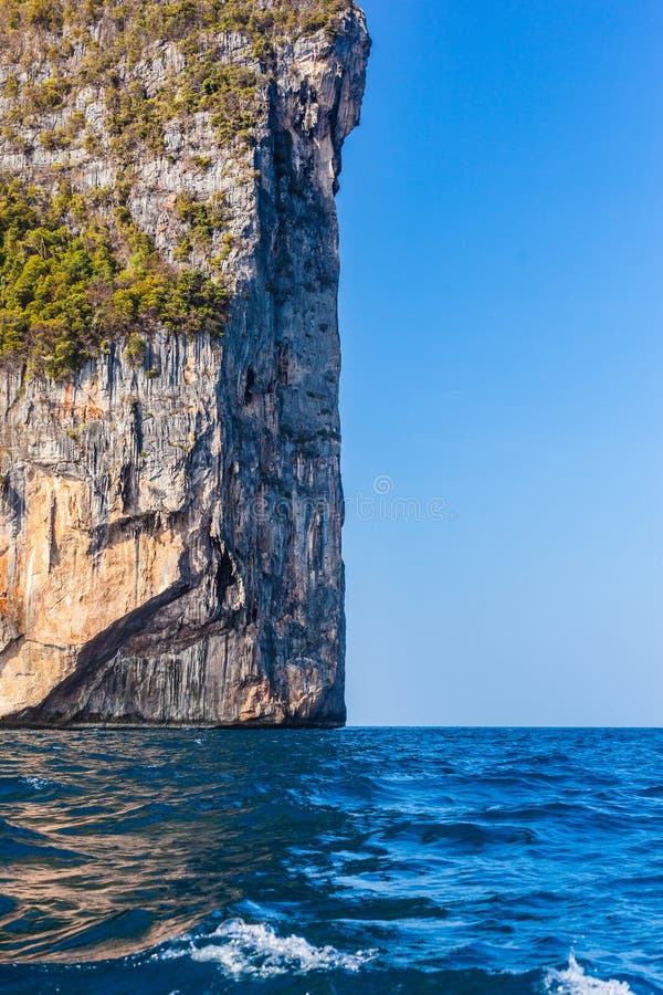 Tropical cliff stock photo. Image of cliff, peak, rock - 53779582