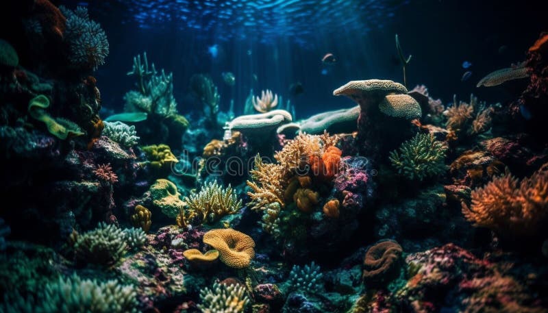 Tropical Climate Below, a Multi-colored Seascape Adventure Generated by ...