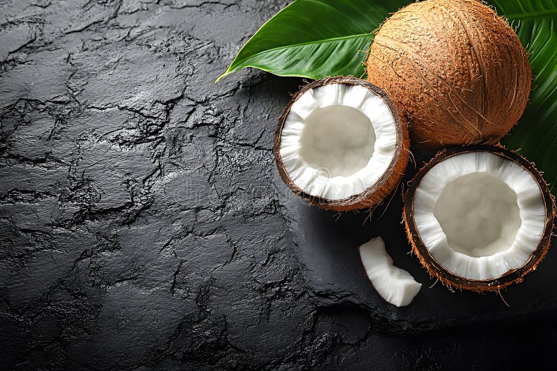 Tropical Coconut Theme for Culinary and Design Uses in Exotic Summer ...