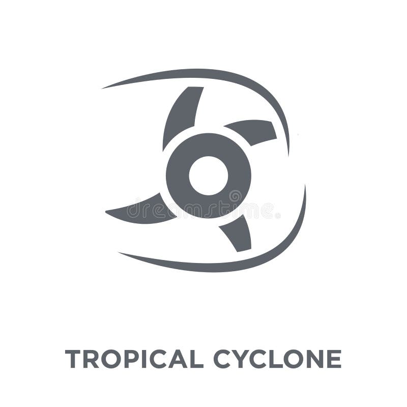 Tropical CycloneÂ Icon from Tropical CycloneÂ Collection. Stock Vector ...