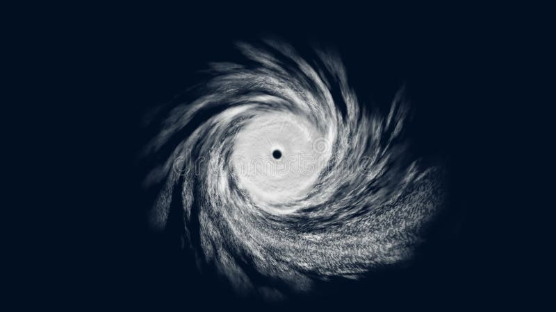 Tropical Cyclone with Alpha Matte, CG Animation Stock Video - Video of ...