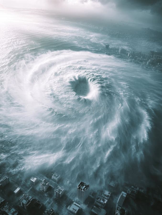 Tropical Cyclone Hurricane Storm Cloud Stock Photo - Image of tropical ...
