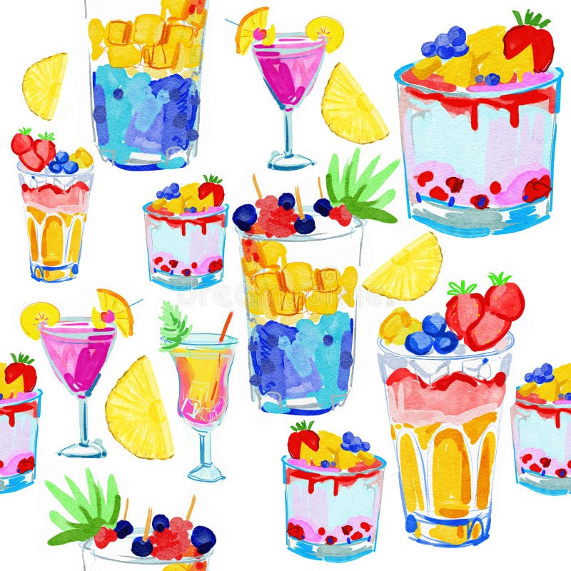 The Tropical Desserts and Drinks Theme is Perfect for Summer and ...