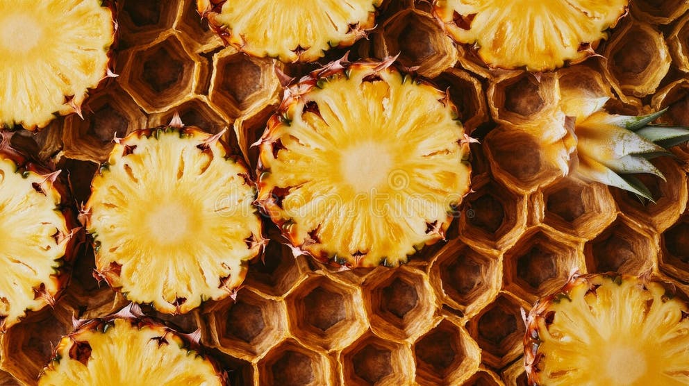 A Tropical Digital Art Background Can Be Created Using a Close-up View ...