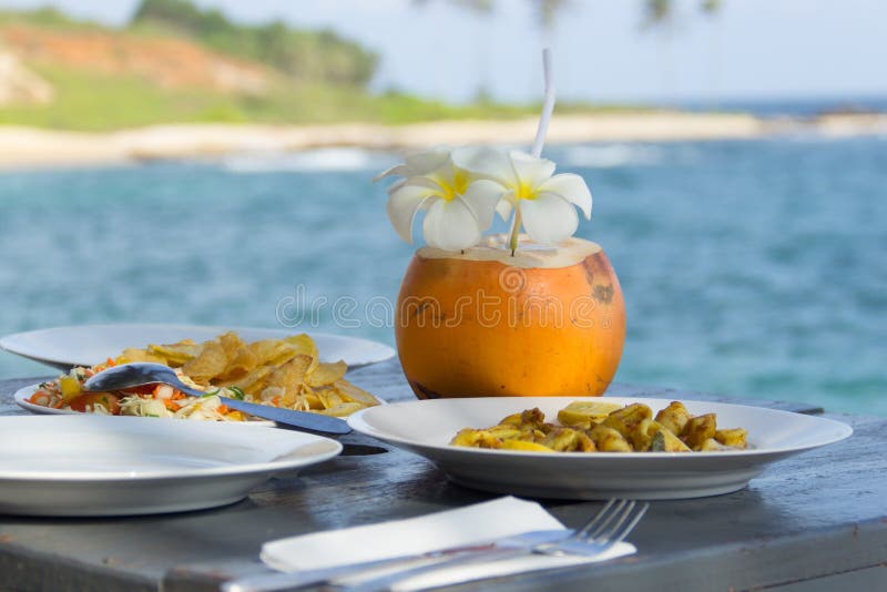 Tropical dinner stock photo. Image of tropical, resort - 36020624