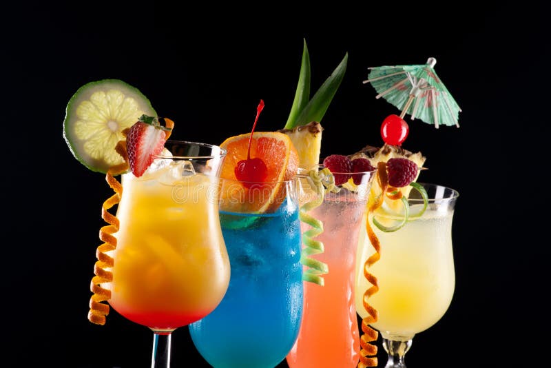 Tropical Drinks stock photo. Image of bartender, pourer - 2550494