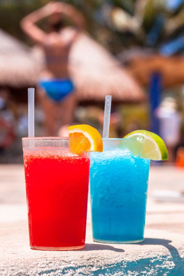 Tropical drinks stock image. Image of glass, delicious - 3958221