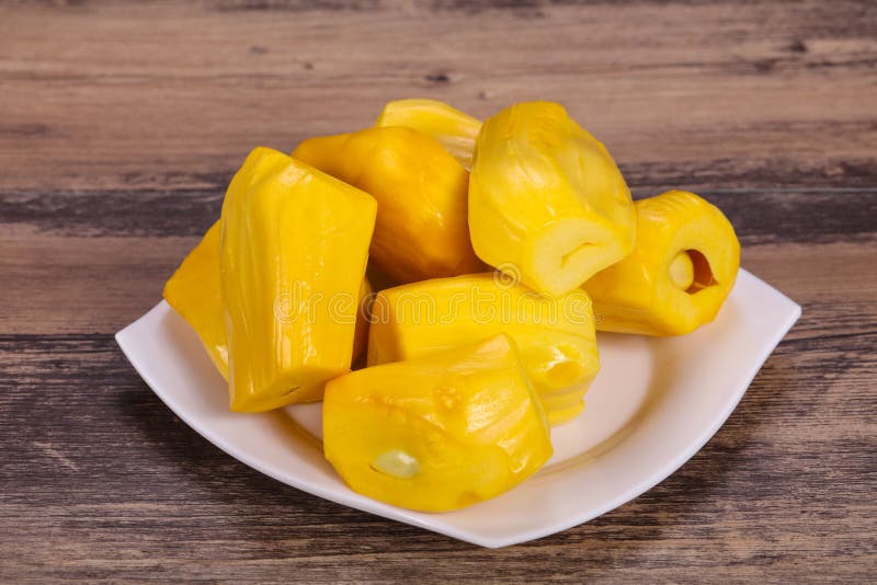 Tropical Exotic Fruit - Jackfruit Tree Stock Image - Image of ...