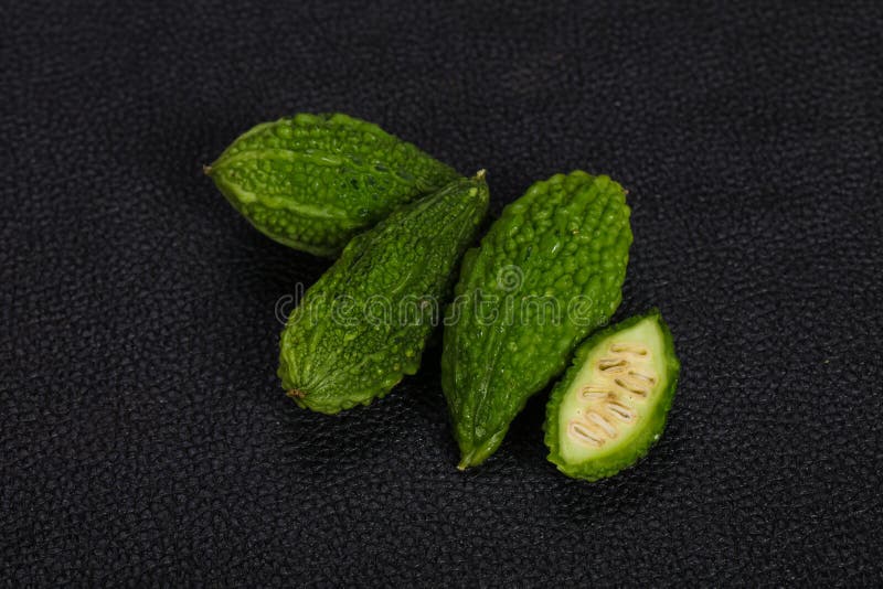 Tropical Exotic Vegetable - Bitter Melon Stock Photo - Image of ...