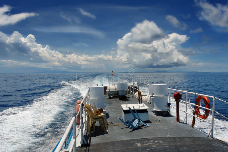 Tropical Fast Craft Sea Travel Stock Image - Image of adventure ...