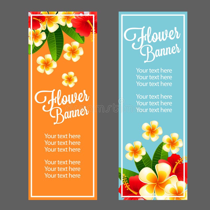 Banner Flower Spring Vertical Stock Illustrations – 5,500 Banner Flower ...
