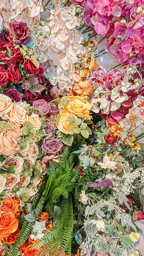 Tropical flower lockscreen stock photo. Image of spring - 219938002