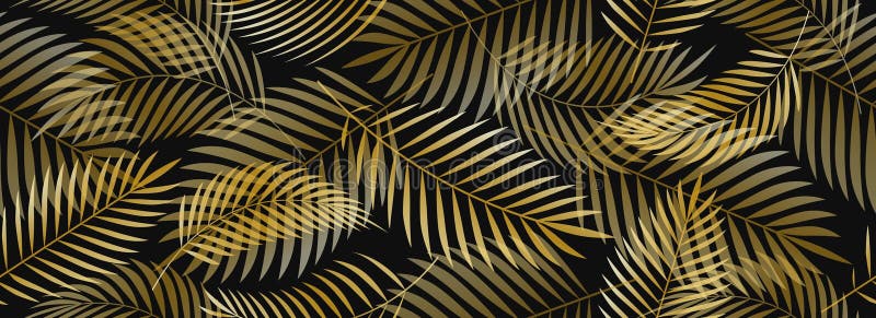 Tropical foliage backdrop stock vector. Illustration of black - 369857724