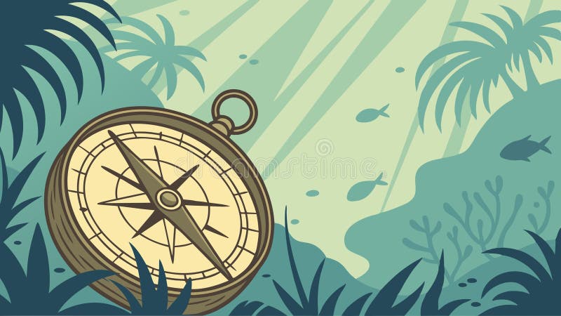 Tropical Forest Compass, Exploring Serene Nature and Exotic Plants ...