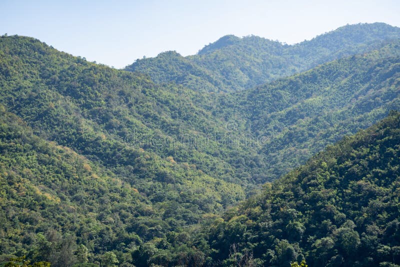 Tropical Forest in the Mountain from Far Point Stock Photo - Image of ...