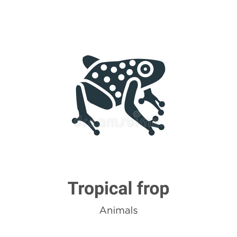 Tropical Frop Vector Icon on White Background. Flat Vector Tropical ...