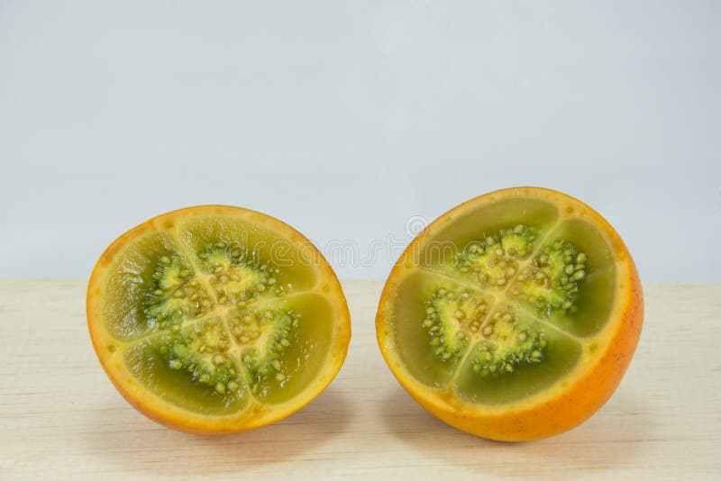 Lulo fruit from Colombia stock photo. Image of isolated - 17483688