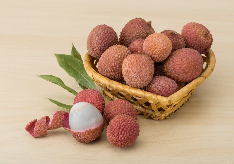 Tropical fruit - lychee stock photo. Image of brown, food - 50612598
