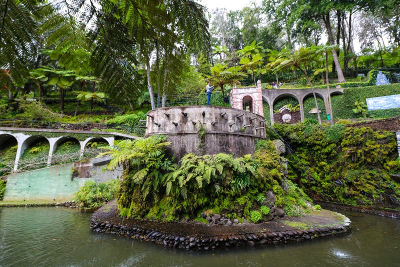 Tropical Garden Madeira editorial stock image. Image of coast - 92044259