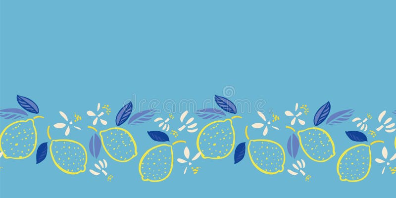 Lemon Italian Border Stock Illustrations – 310 Lemon Italian Border ...