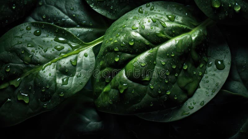 Tropical Green Leaf.background or Wallpaper Stock Illustration ...