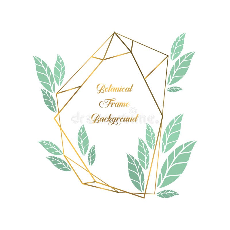 Tropical Greenery Foliage Frame Background. Frame Background with ...