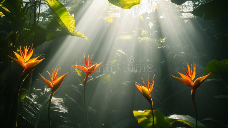 Tropical Haven: a Vibrant Greenhouse Overflowing with Unique Plants ...