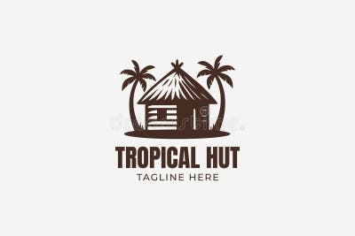 Beach Hut Logo Stock Illustrations – 758 Beach Hut Logo Stock ...