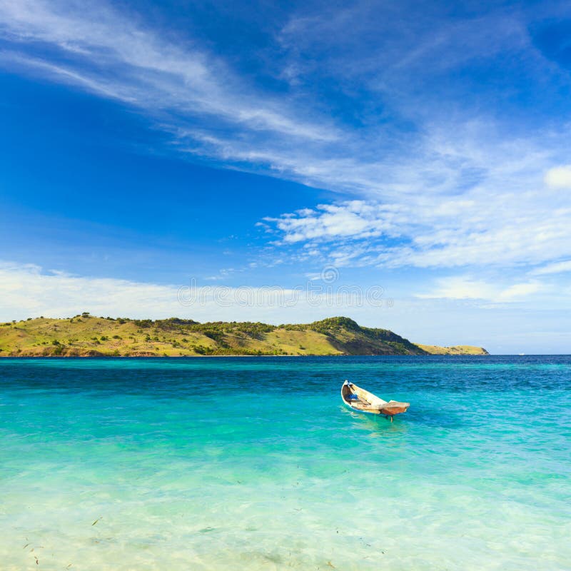 Tropical island stock image. Image of bright, hills, water - 22822157