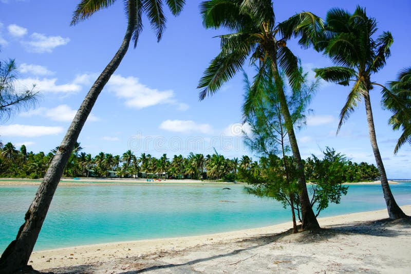 Tropical Island Lagoon Beach Stock Photo - Image of tropics, travel ...