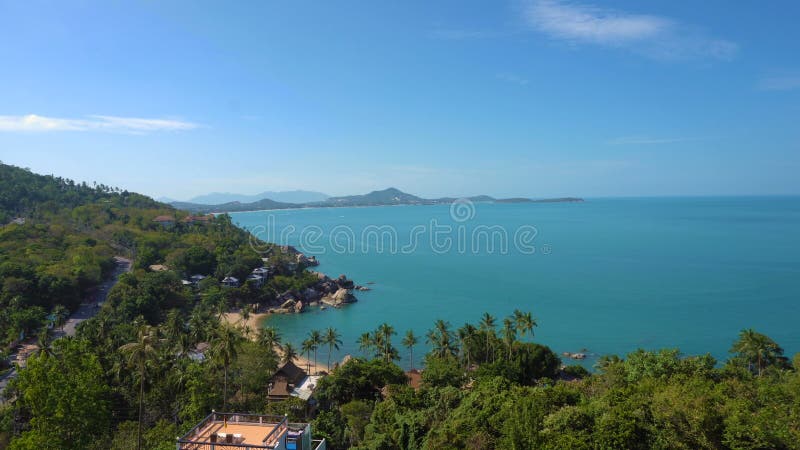 Tropical island overview stock footage. Video of overhead - 76712704
