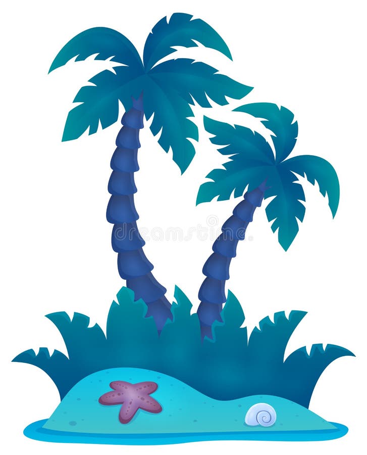 Tropical Island Theme Image 4 Stock Vector - Illustration of leaves ...
